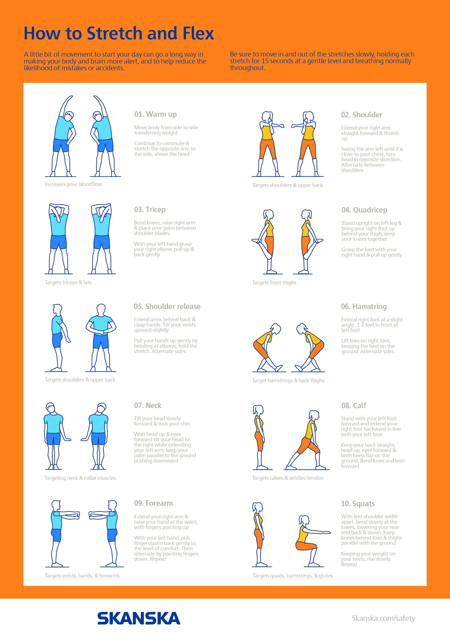 Stretching Chart Pdf