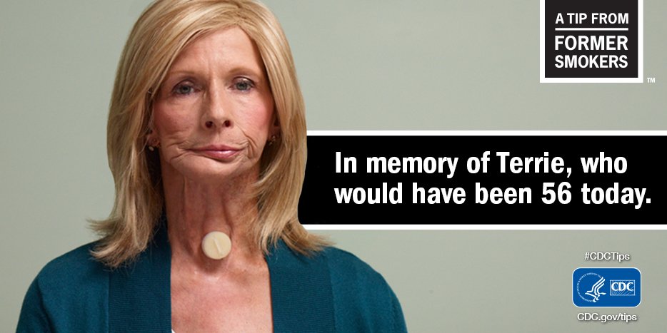 Thank you, terrie, for helping so many people quit smoking for good. we ...