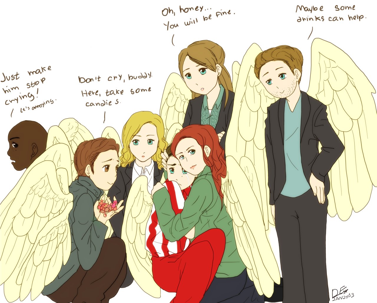 Supernatural Samandriel And Adam