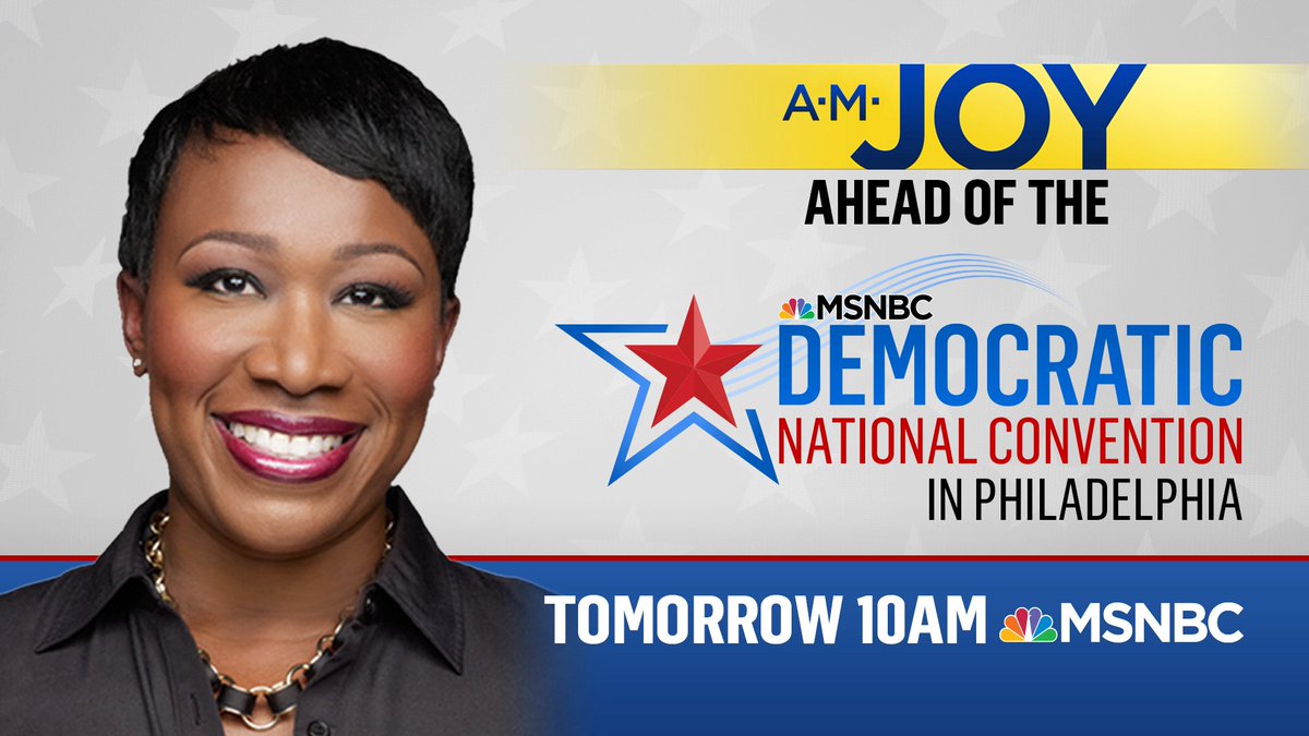 Tune in tomorrow at 10am EST for a special DNC preview edition of "A.M ...