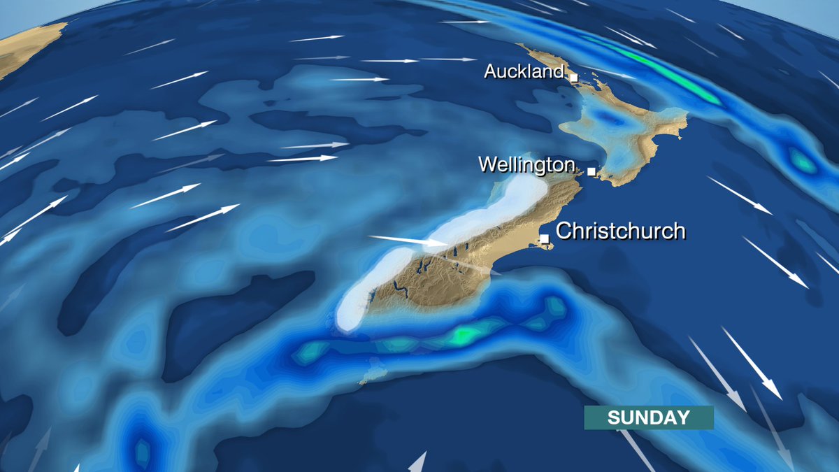 Wet and windy for New Zealand Sunday. Winds will gust to 120km/h ...
