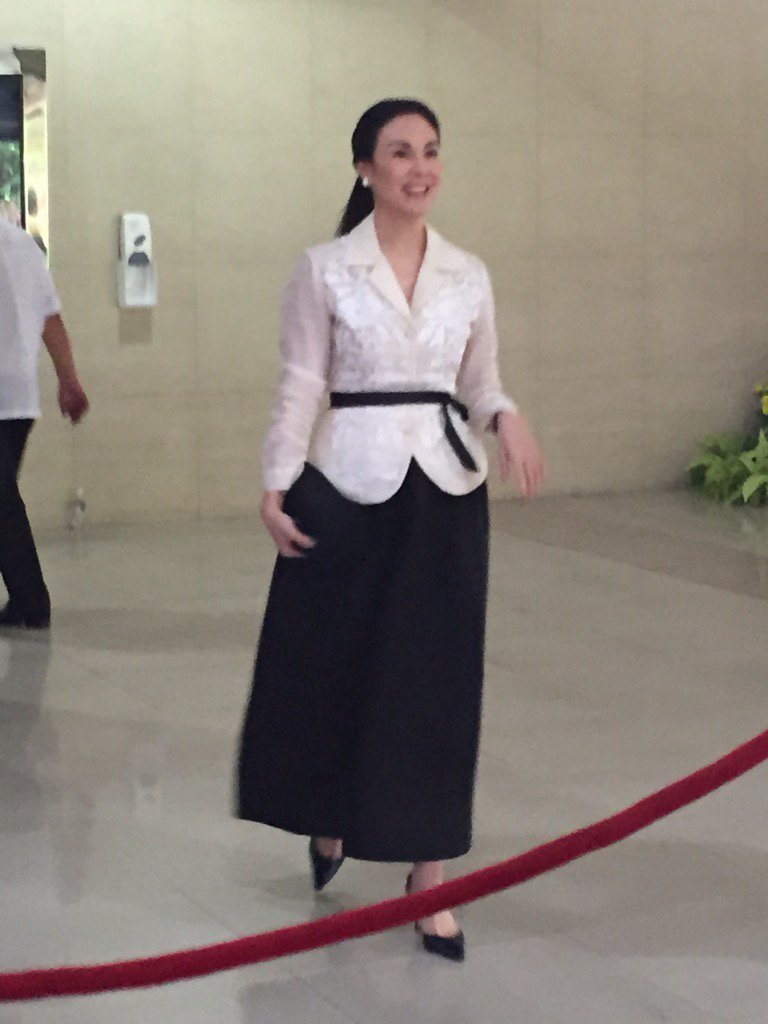 Look: gretchen barretto at the batasan south wing wearing inno sotto # ...