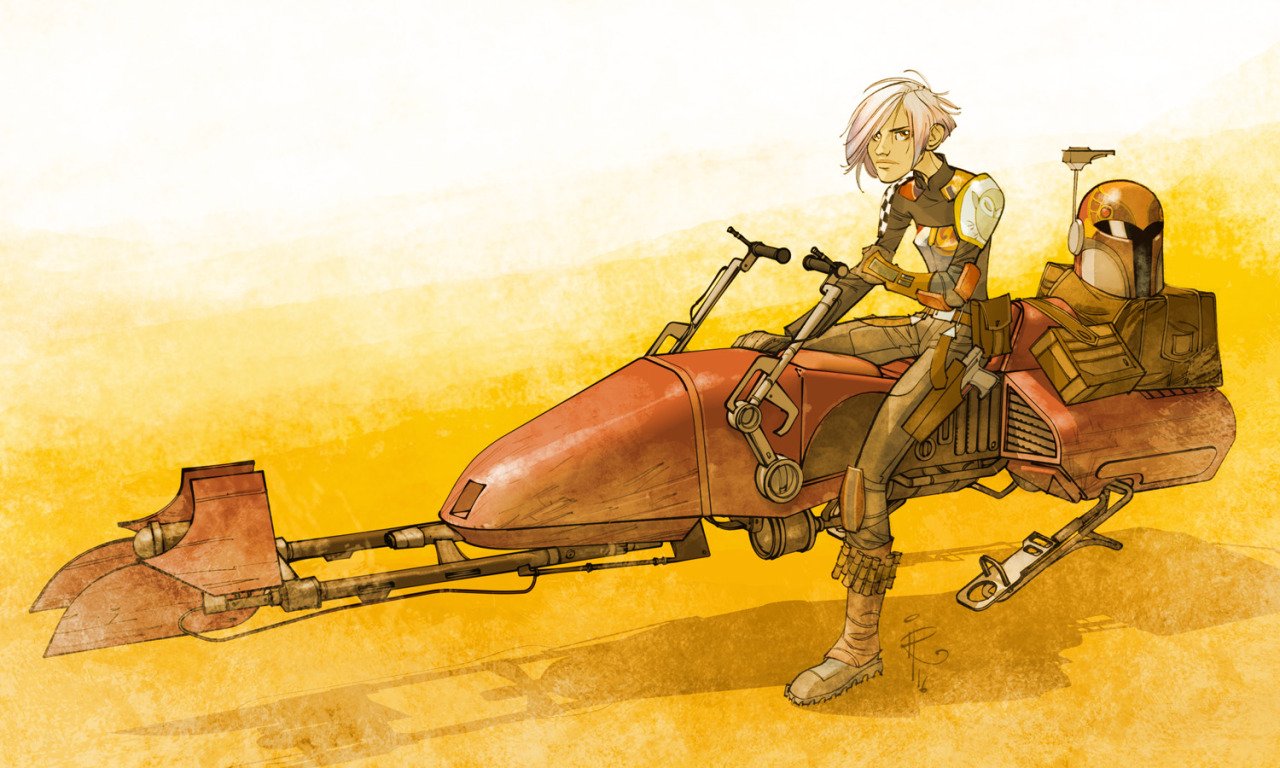Swoop Bike Star Wars Concept Art