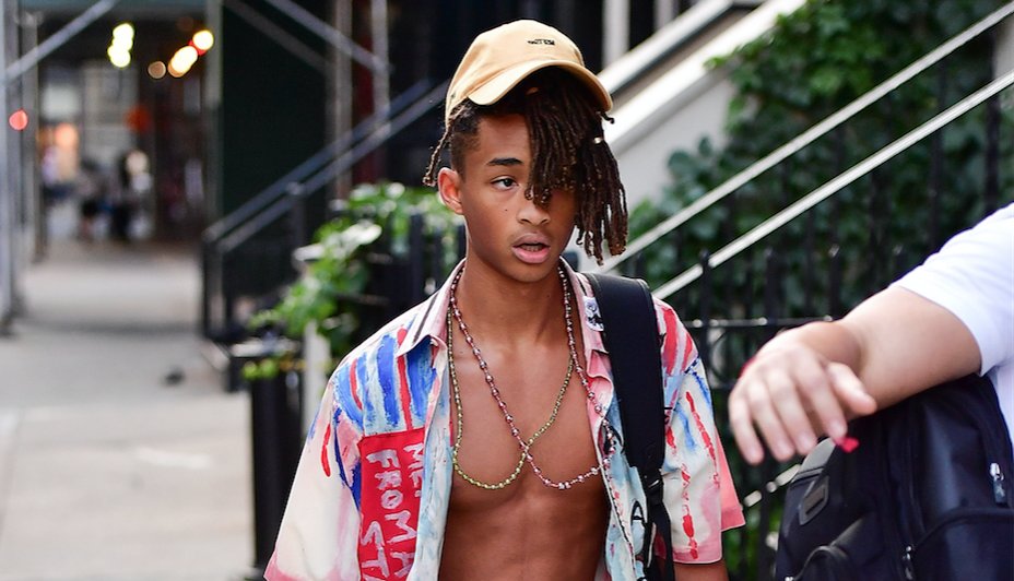 Jaden Smith Six Pack Jaden Smith Goes Shirtless While Gardening With