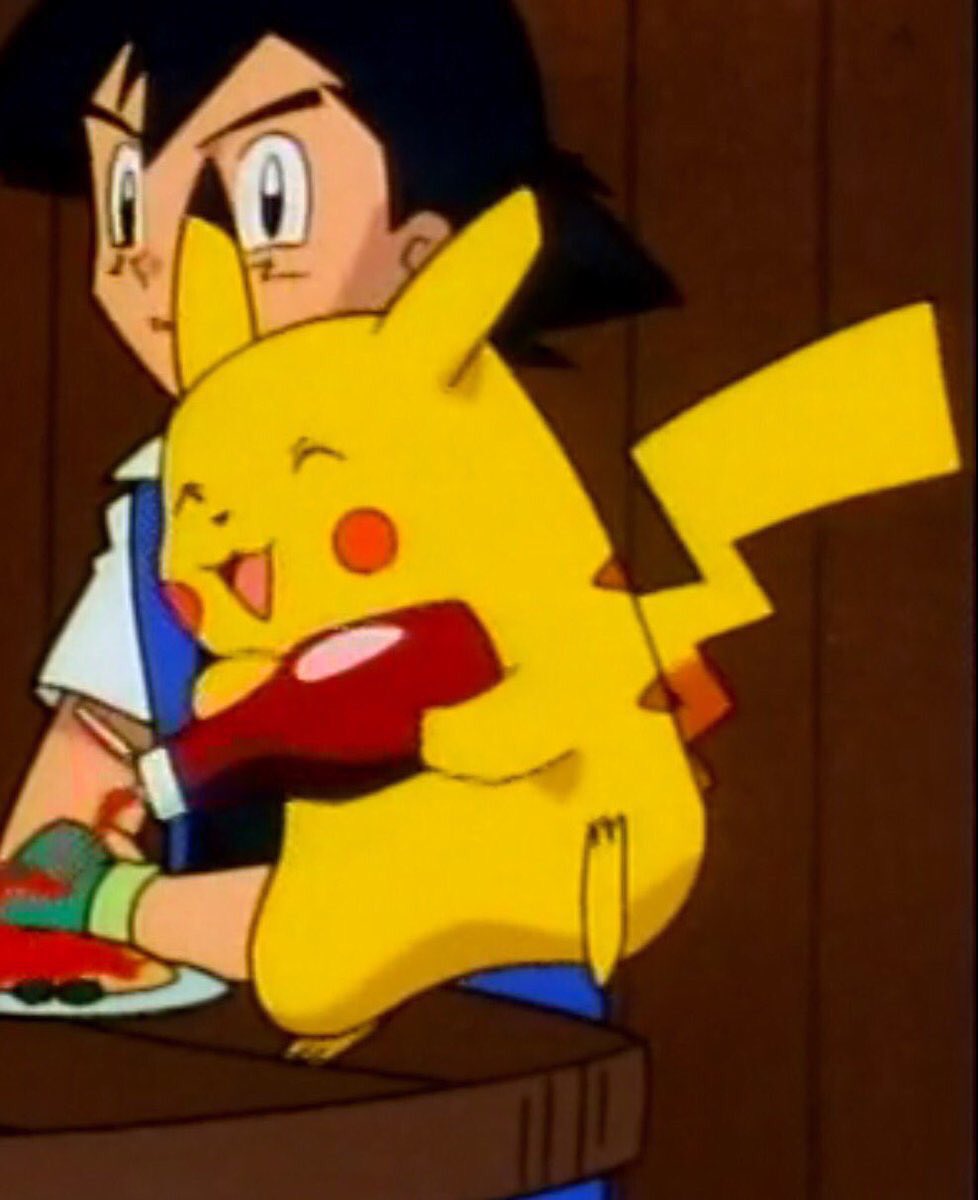 Happy Pikachu Ketchup