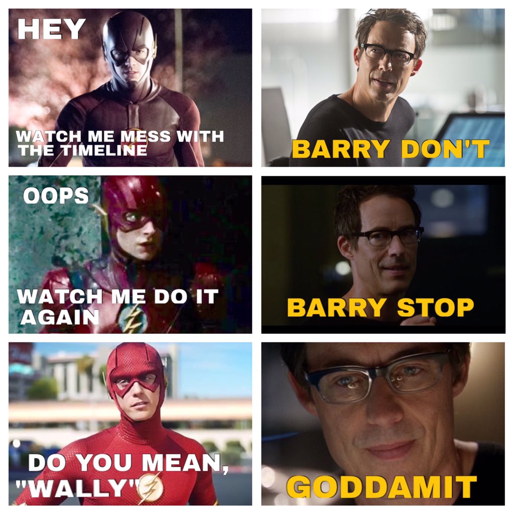 When you change the timelines and become different versions of yourself ...