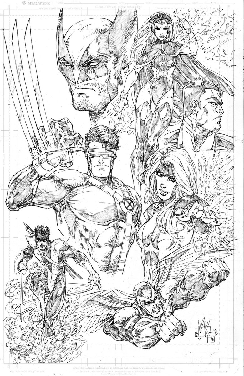 Jim Lee Pencils X Men