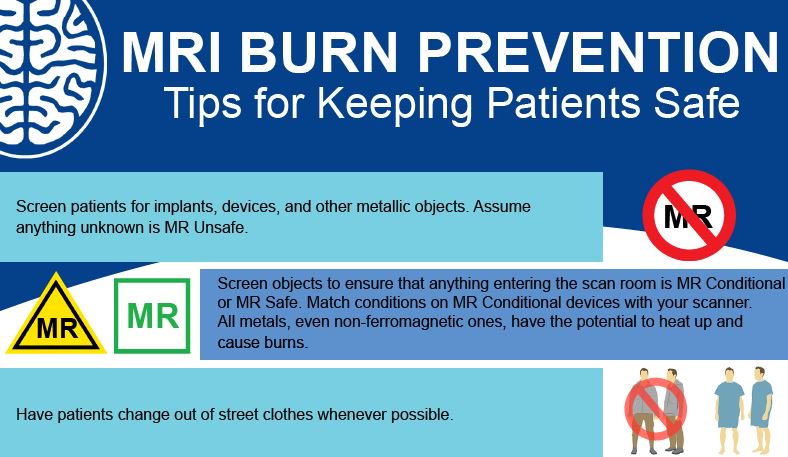 Burns From Mri Scans