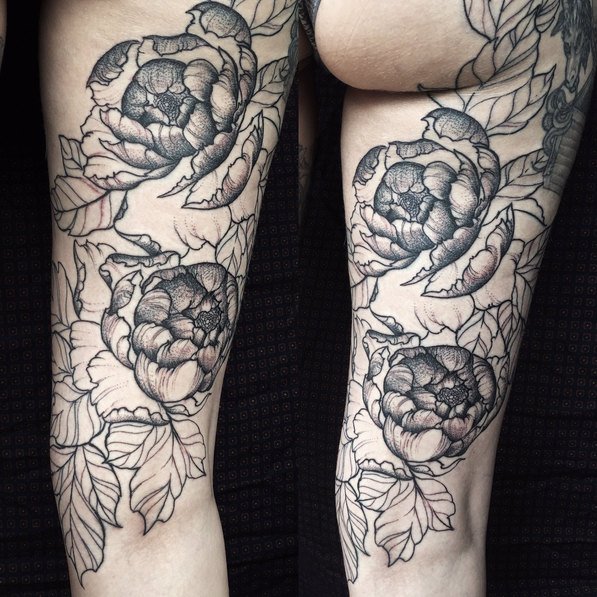 Flower Progression Tattoos