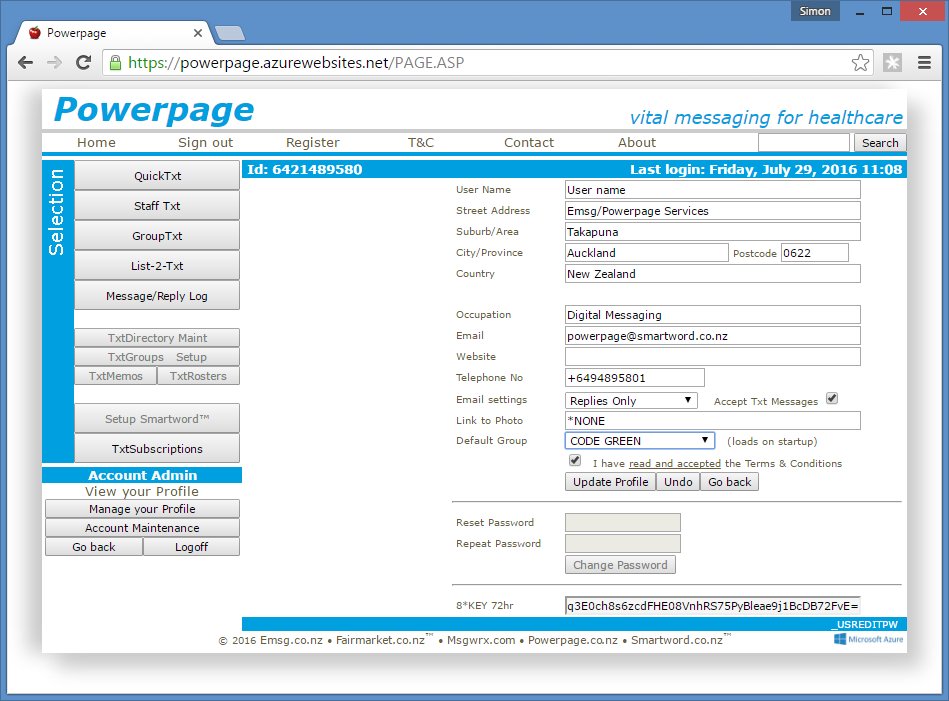 Powerpage User Guide