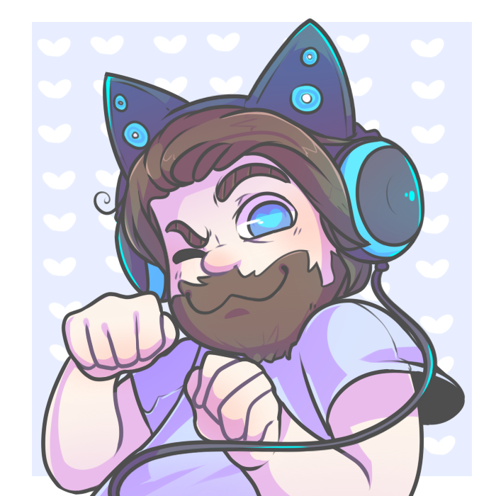 Gronkh mit Pandoryas Kopfhörern. Super süß! | Niedlich, Zeichnungen ...