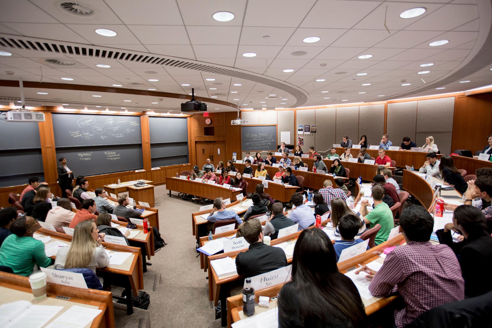 Harvard Business School Classroom