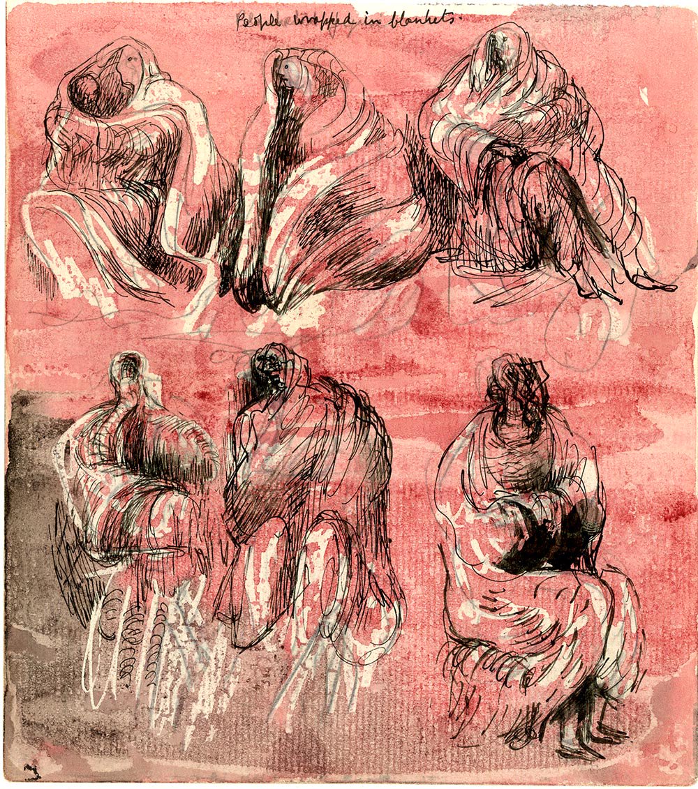 Henry Moore: Henry Moore was born #otd in 1898 – these drawings ...