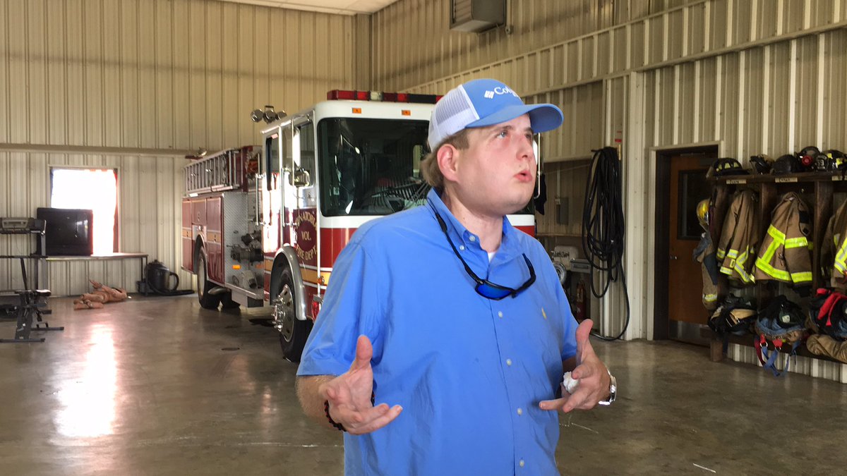 Today i met pat hardison, a senatobia firefighter who is a walking ...