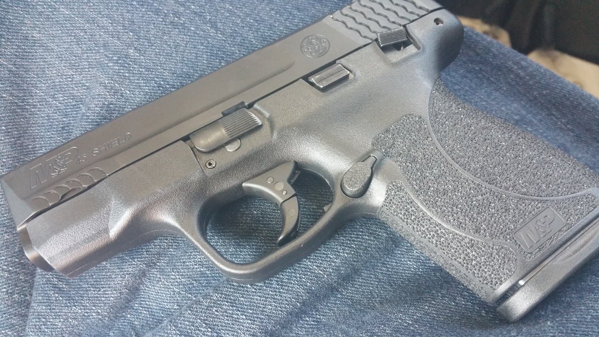 Bought the first M&P Shield 45 in the store. Range safety officer ...