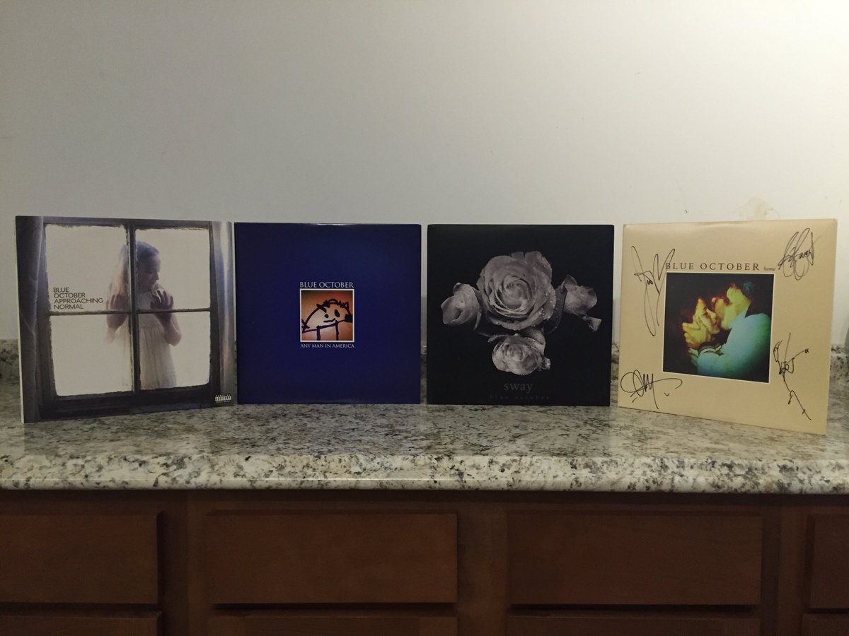 Blue October Foiled Art