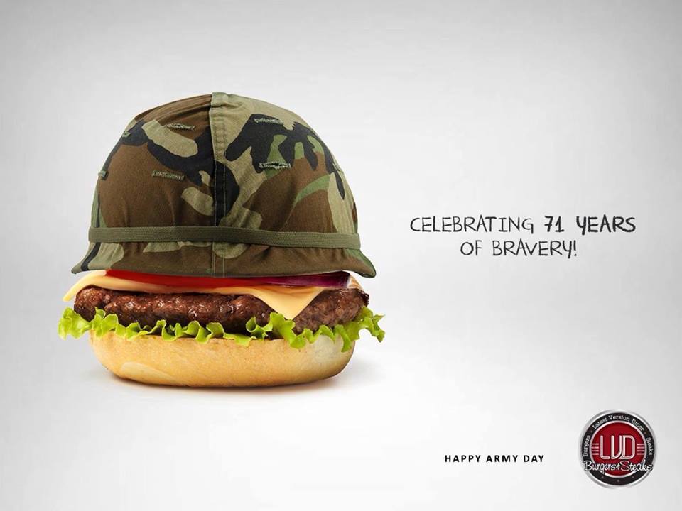 A selection of creative ads for lebanese army day. in case you're ...