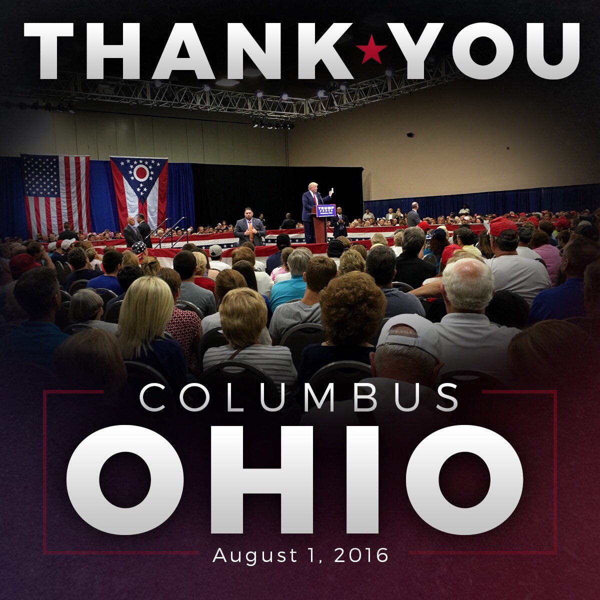 Thank you Columbus, Ohio! I will be back soon. ImWithYou MAGA | Donald ...