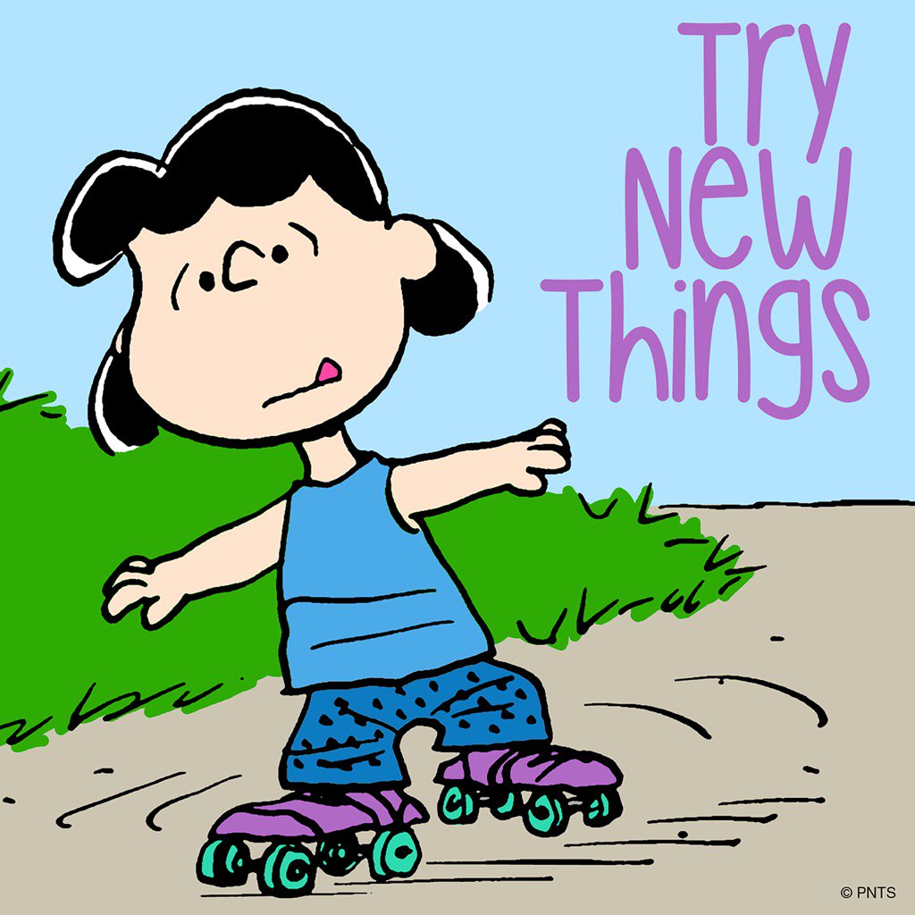 Snoopy Roller Skating