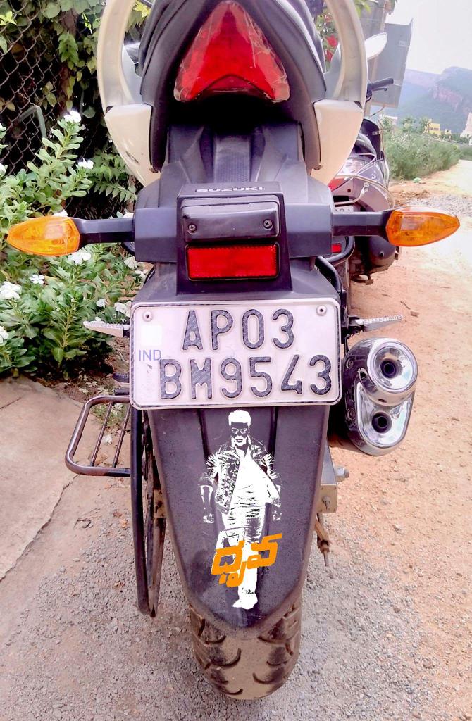 Bike Stickers Design Apache