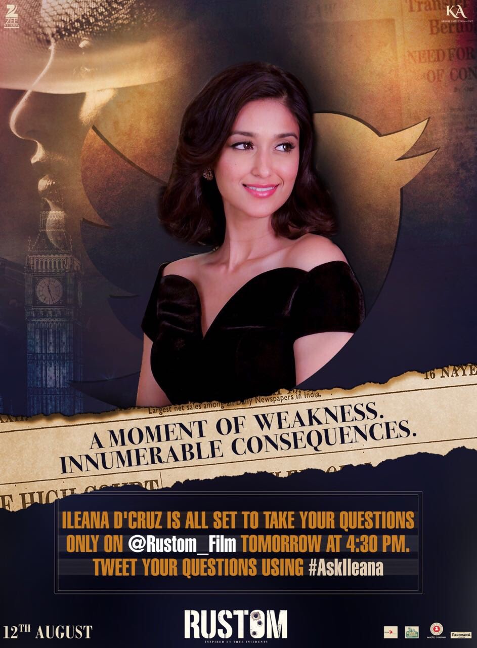 Rustom on Twitter: ".@Bhushanadhau1 #AskIleana https://t.co/DLrSbPNKMv" / Twitter