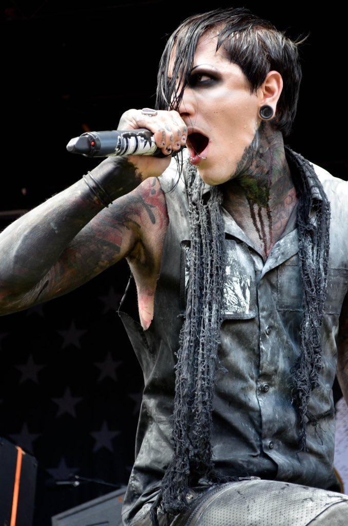 Chris Motionless Neck Tattoos
