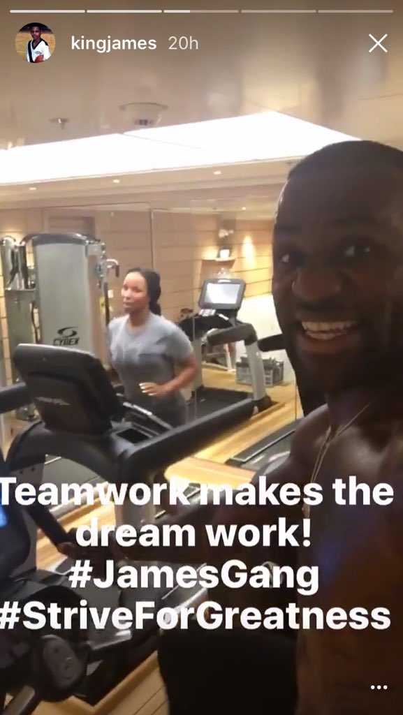 LeBron James & His Queen Sweating While in Italy … | Terez Owens ...