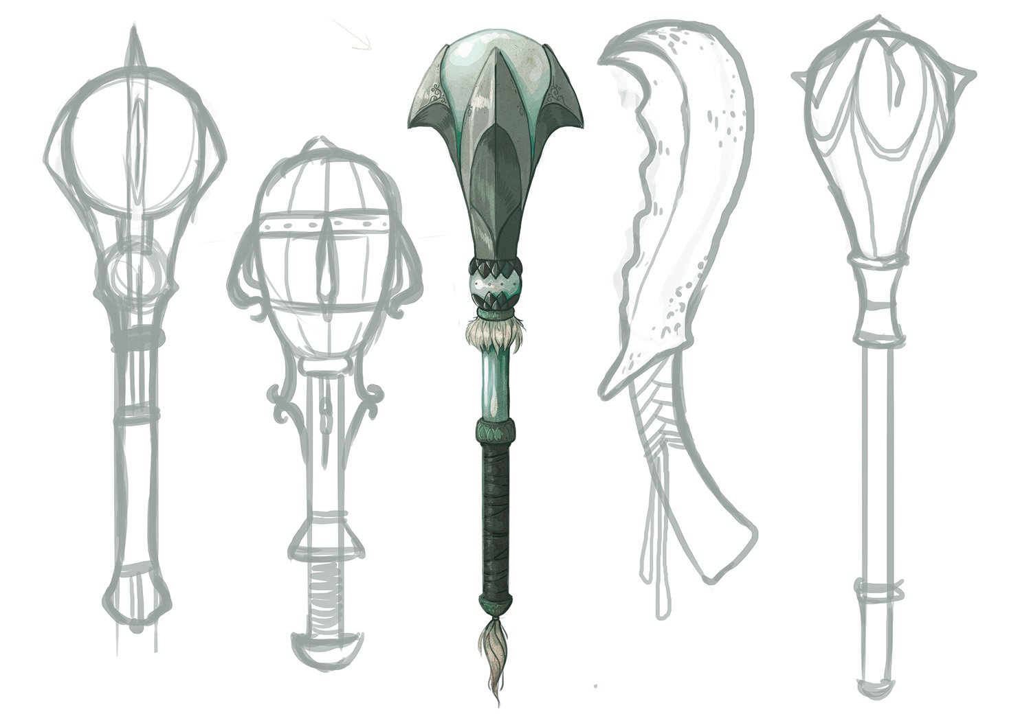 Fantasy Mace Weapon