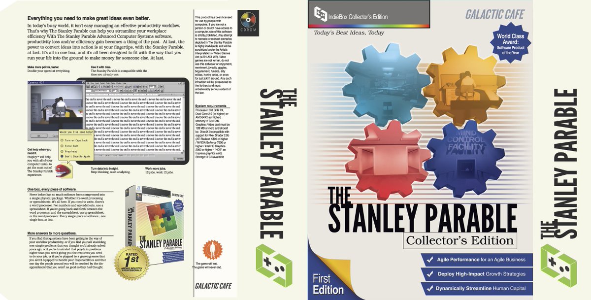 The Stanley Parable Collector's Edition box art : r/gaming