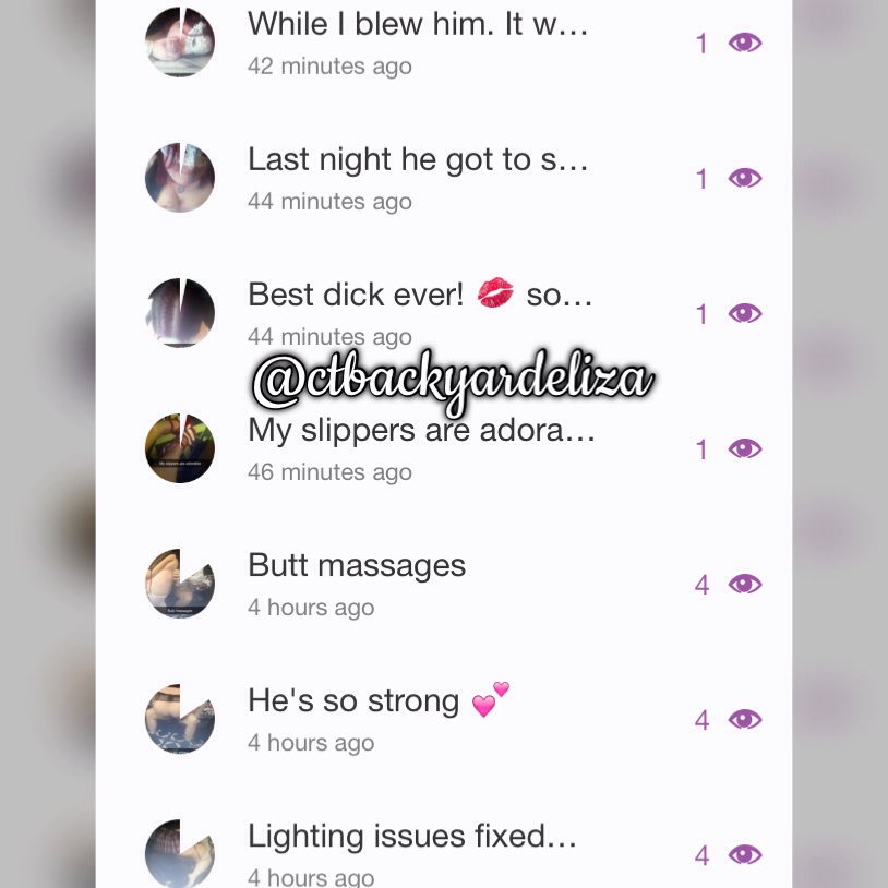 Girl Dirty Snapchat Screenshots