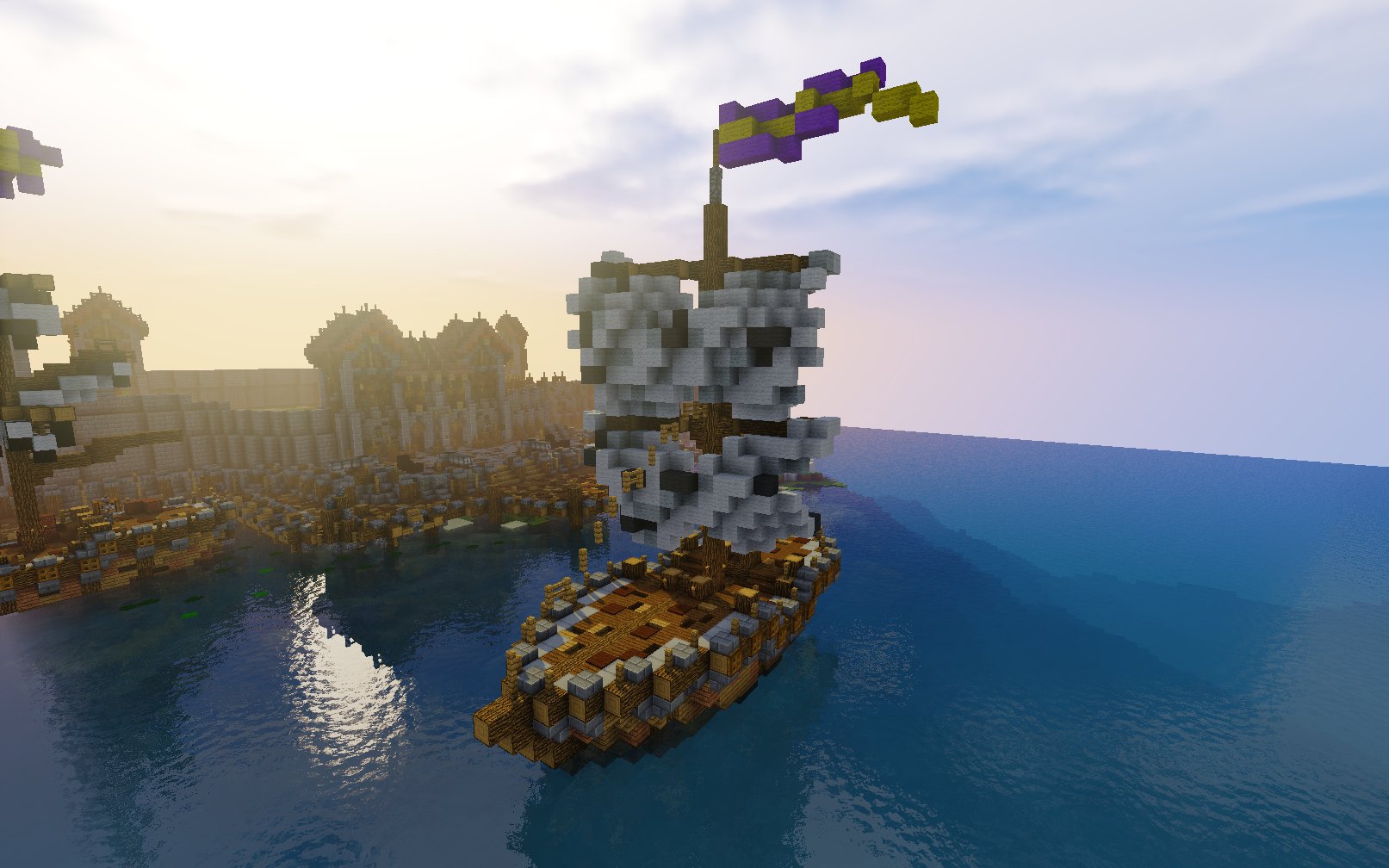 Pirate Ship Design Minecraft