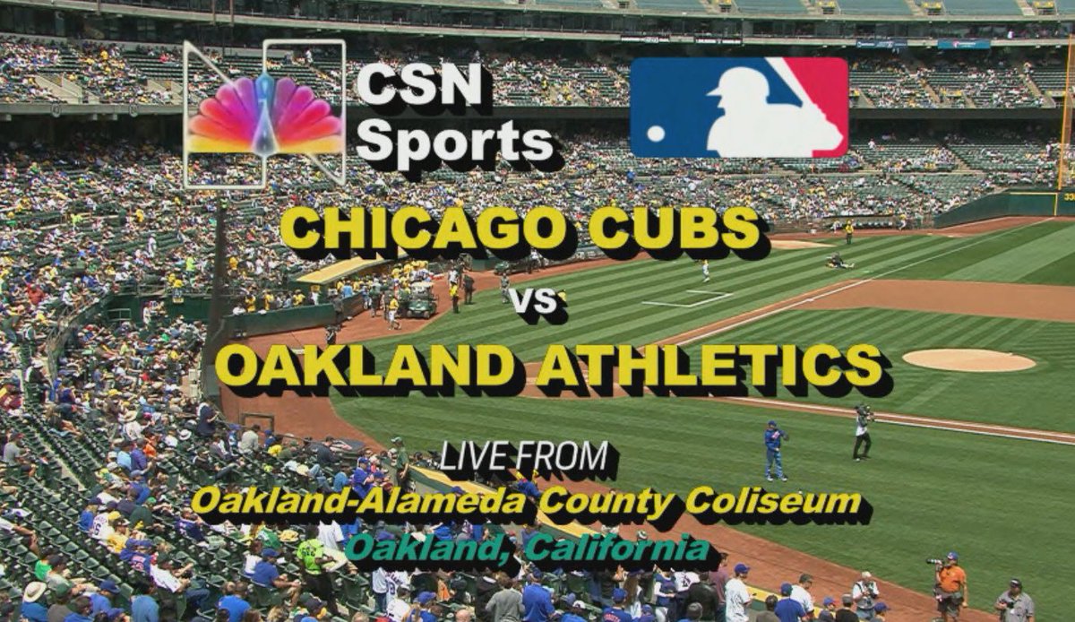 The graphics on the A's broadcast takes throwbacks to the next level ...