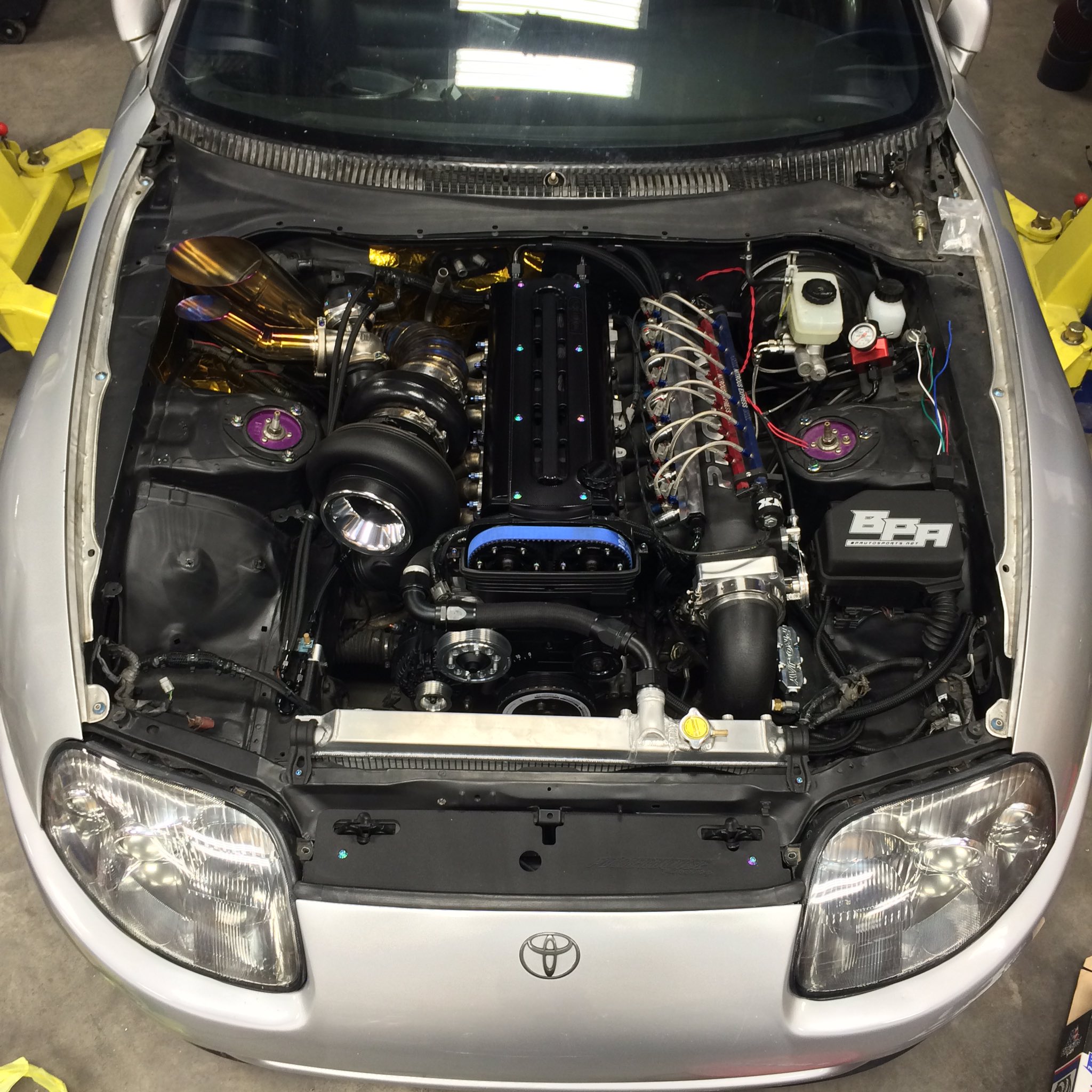 1000hp Toyota Supra Engine