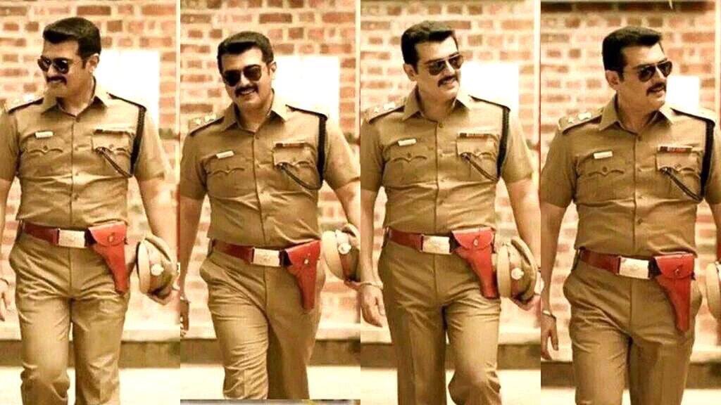 Ajith In Police Dress
