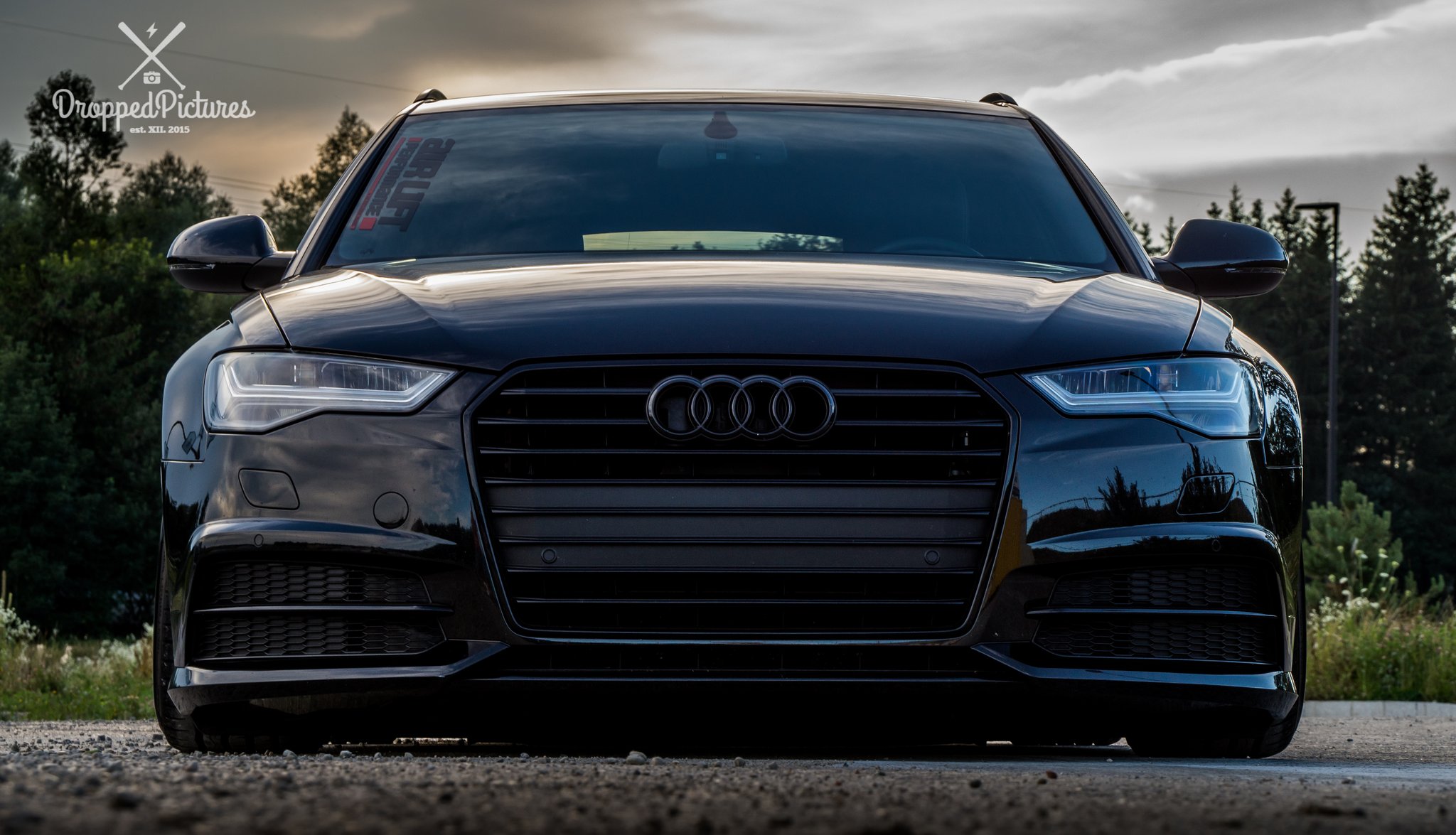 Black Audi A6 Wallpaper