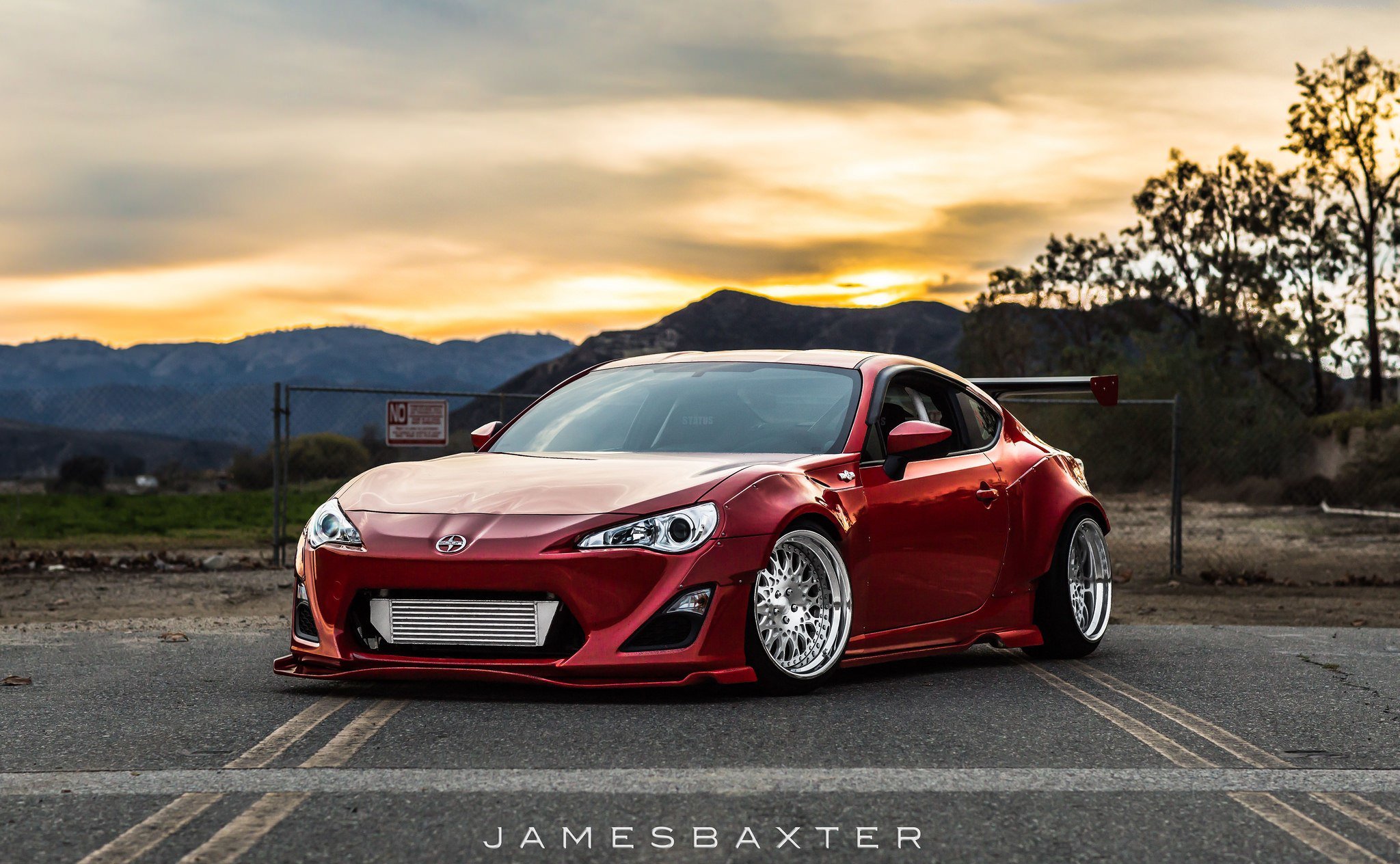 Stanced Subaru Brz