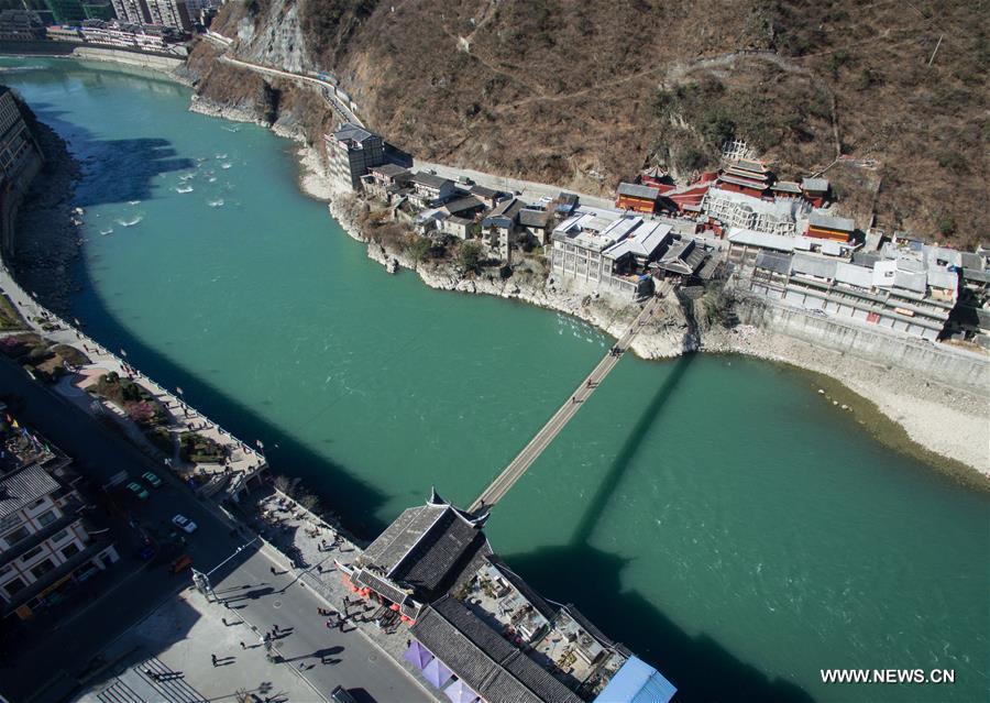 Magnificent: The historic iron-chain Luding Bridge in SW China's ...