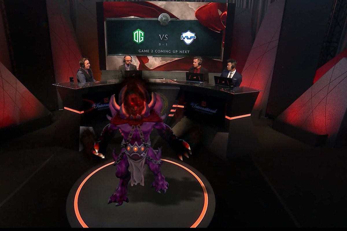 AR on stage showing picks : r/DotA2