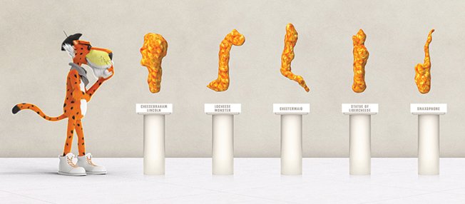 Cheetos made an online museum full its snacks that look like famous ...