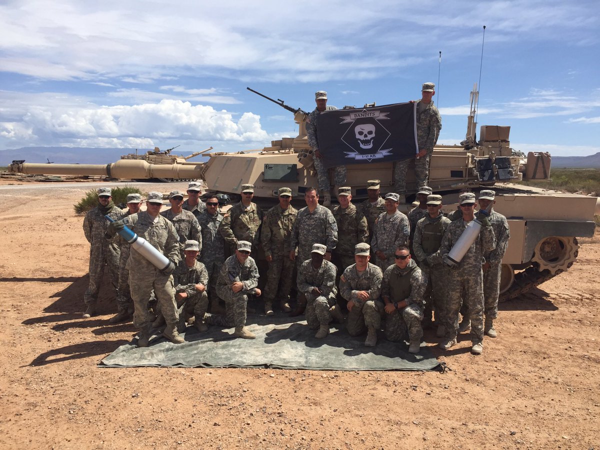Great day with 1-37 ar bandits learning how to operate a tank! # ...