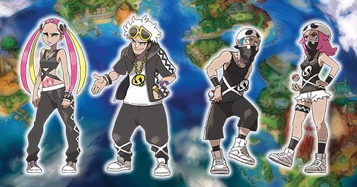 Toneladas de detalles sobre 'Pokémon Sol y Luna': Team Skull, nuevos ...