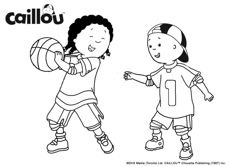 Caillou Coloring Sheets How To Draw And Color # 106 Caillou / Comment