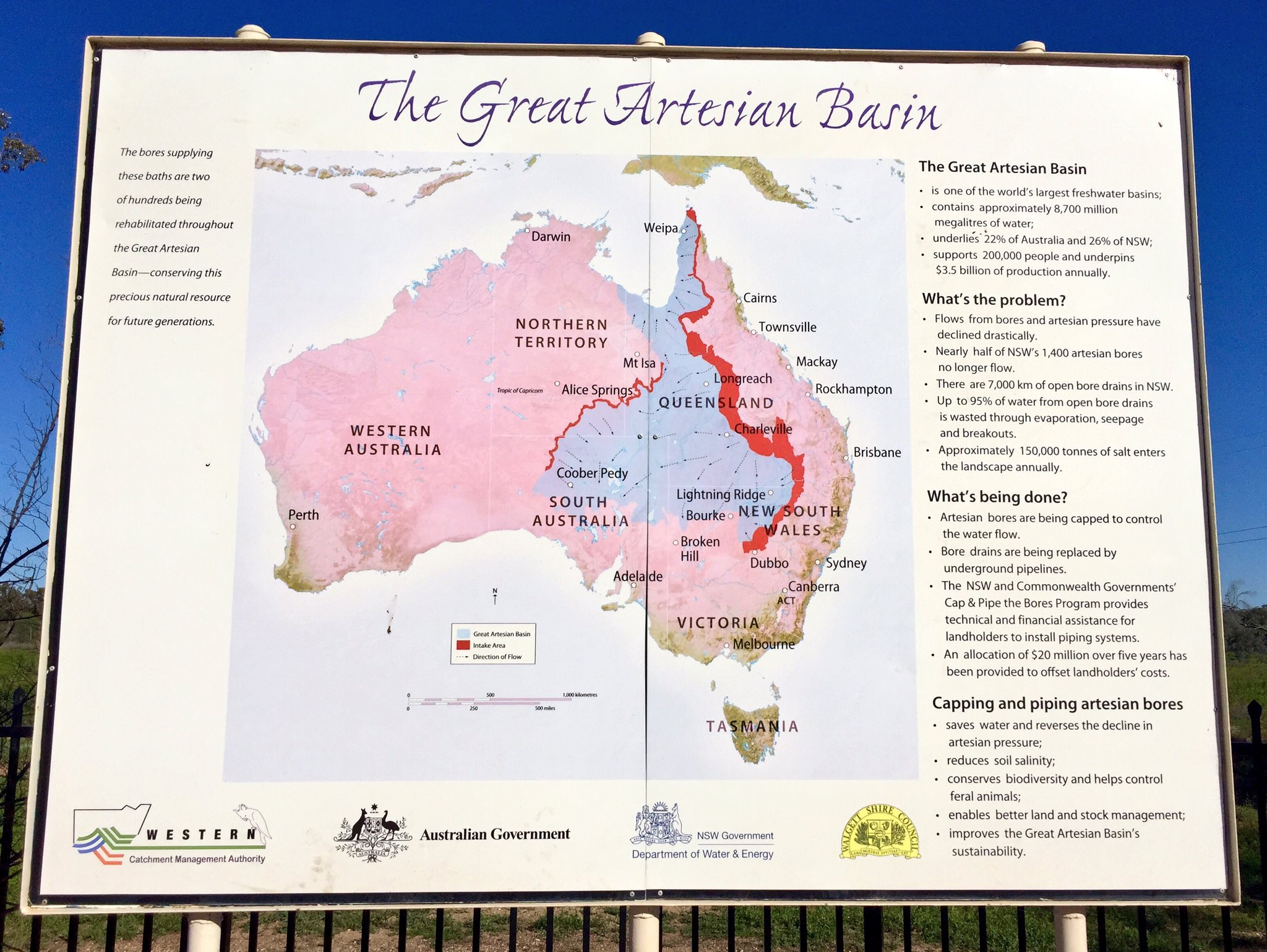 Great Artesian Basin Map