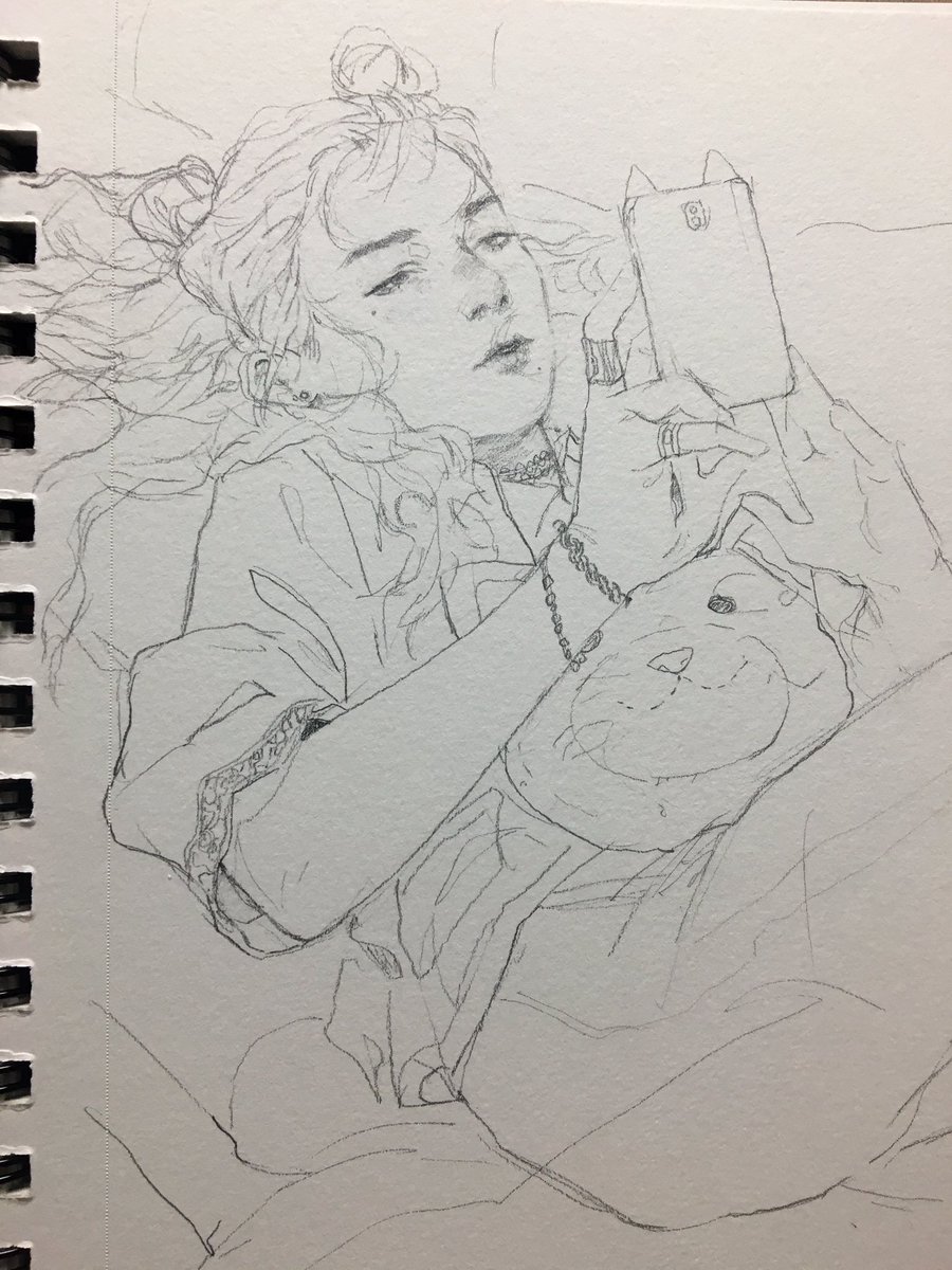 「more doodles from japan! i miss home tho :^{ #doodles 」Julia Shiの漫画