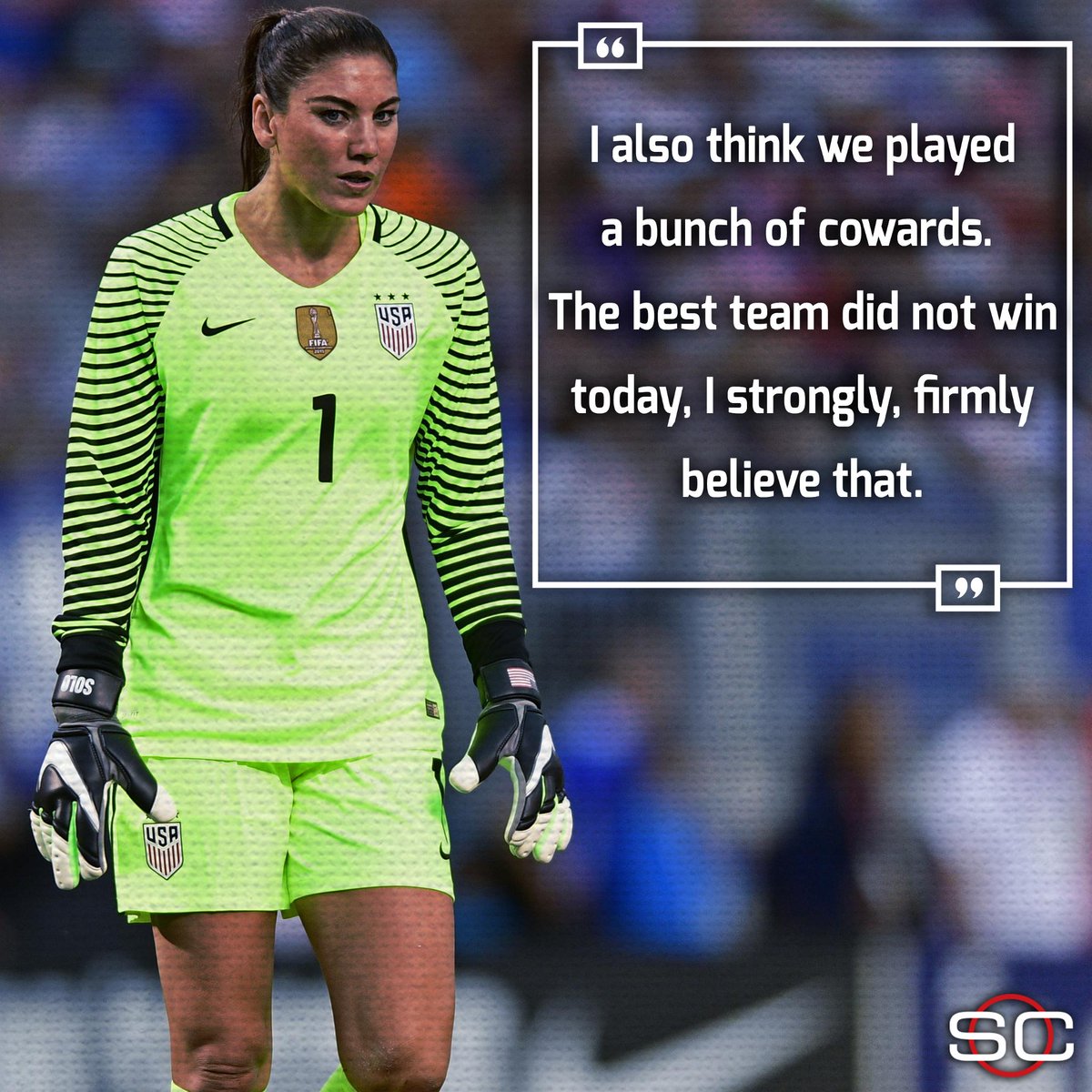 Hope Solo Soccer Quotes