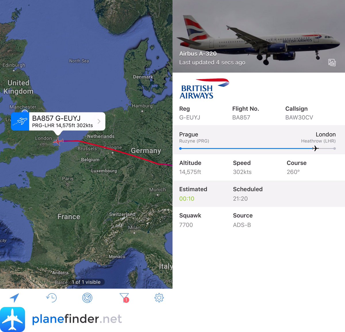 LIVE: British Airways BA85 has declared an emergency inbound to ...
