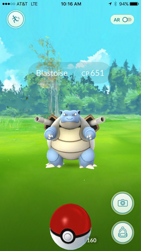 OMG! Just woke up and opened Pokemon GO to find a Blastoise waiting ...