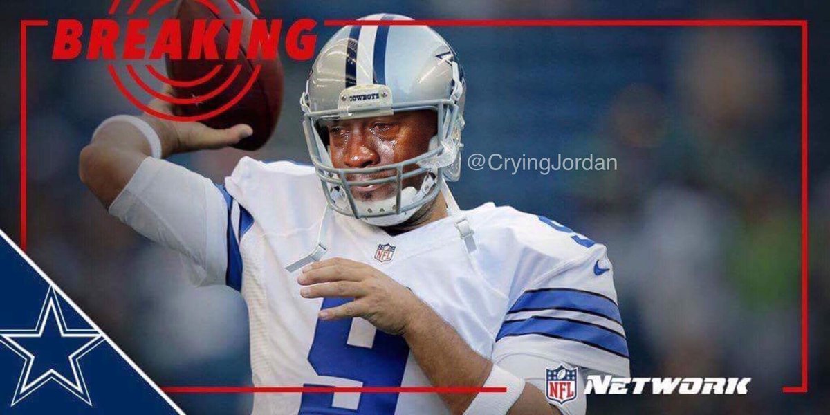 Tony Romo Crying