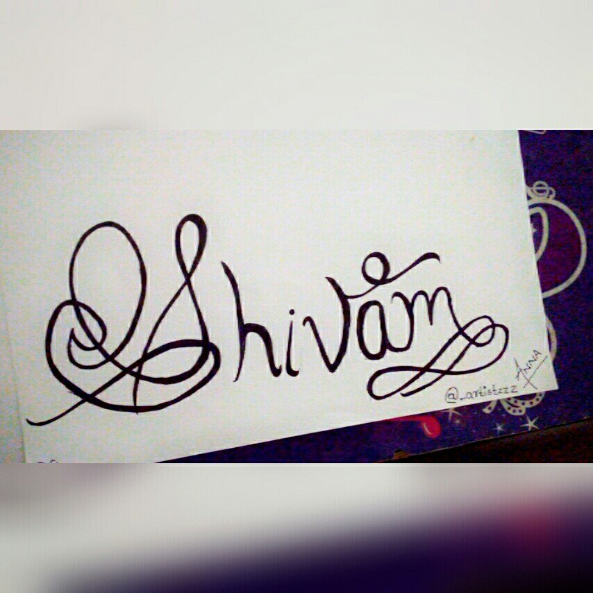 Shivam Name Logo