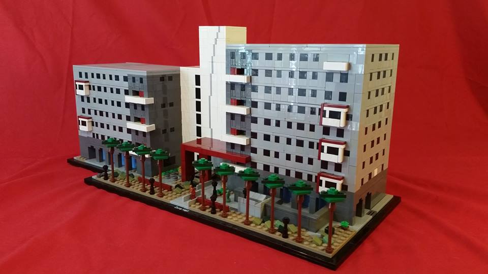 Hepner Hall structure at Miniland at Legoland California : r/SDSU